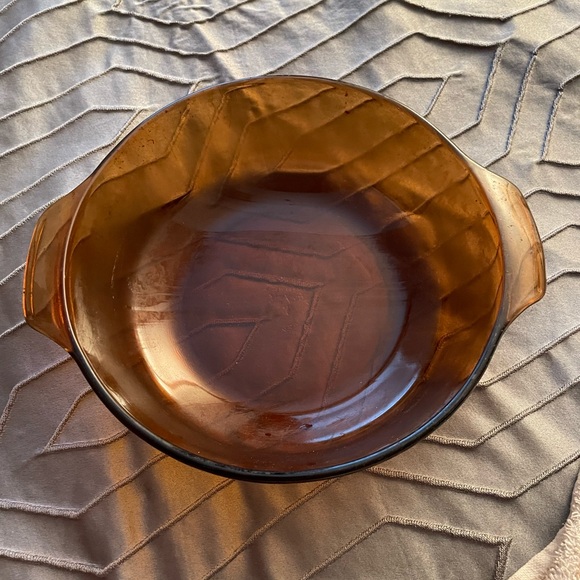 Anchor Hocking | Kitchen | Vintage Anchor Hocking Amber 2 Quart 2l ...